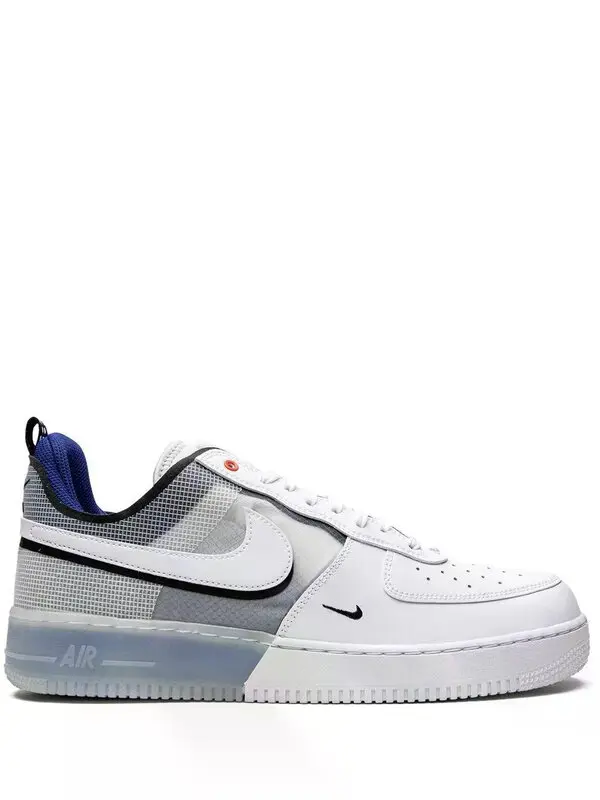 Nike Force 1 React "photo Blue" Leather Sneakers