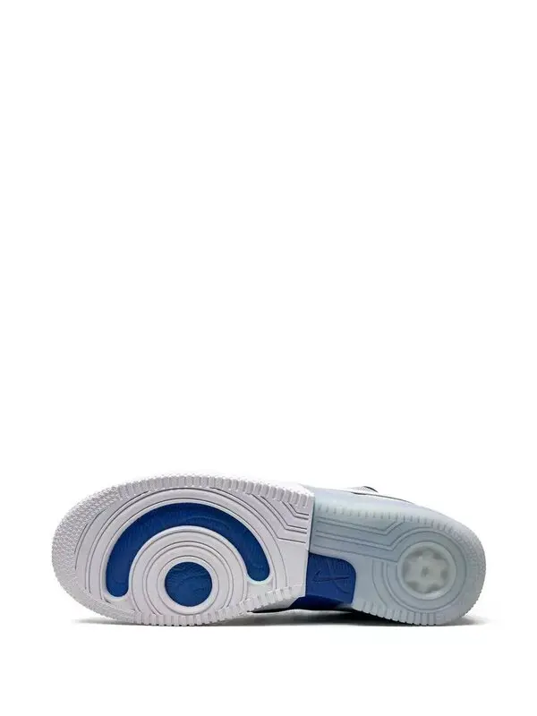 Nike Force 1 React "photo Blue" Leather Sneakers
