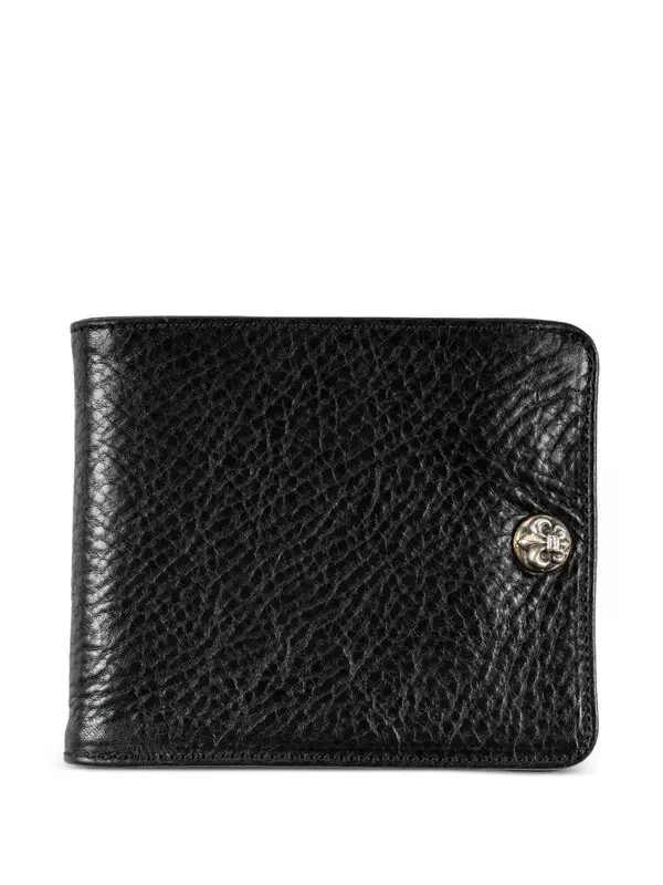 Chrome Hearts Grainy-leather Wallet - Black