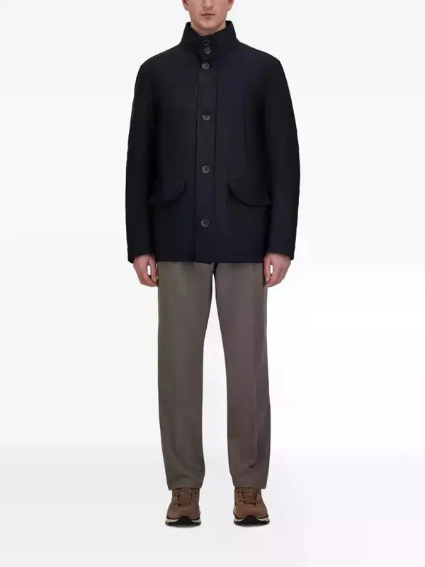Herno Button-fastening High-neck Coat