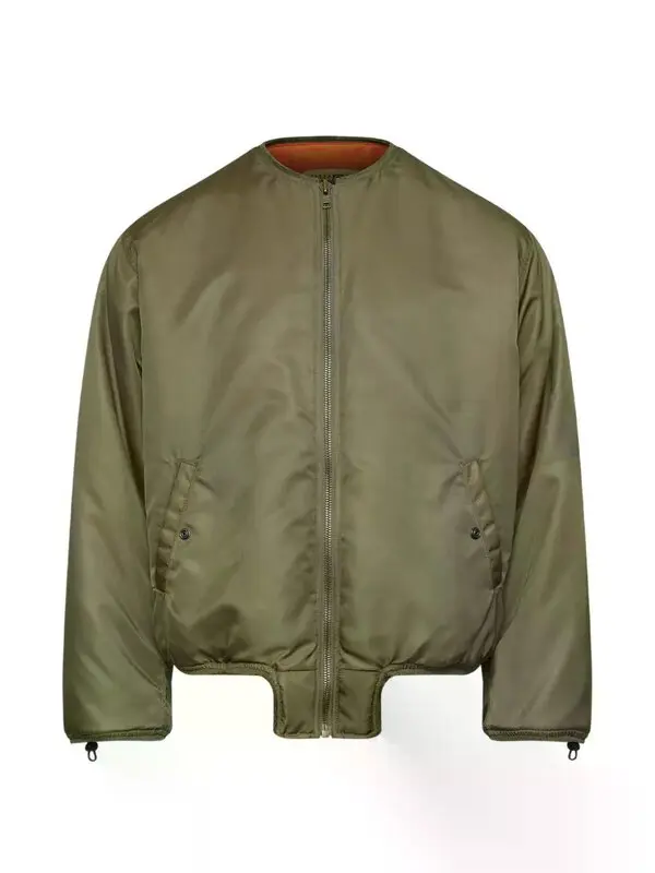 MAISON MARGIELA Zip-up Bomber Jacket With Contrast Lining