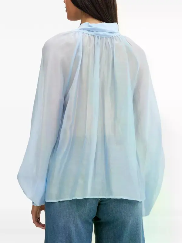 VICOLO Bow Detail Long Sleeve Blouse