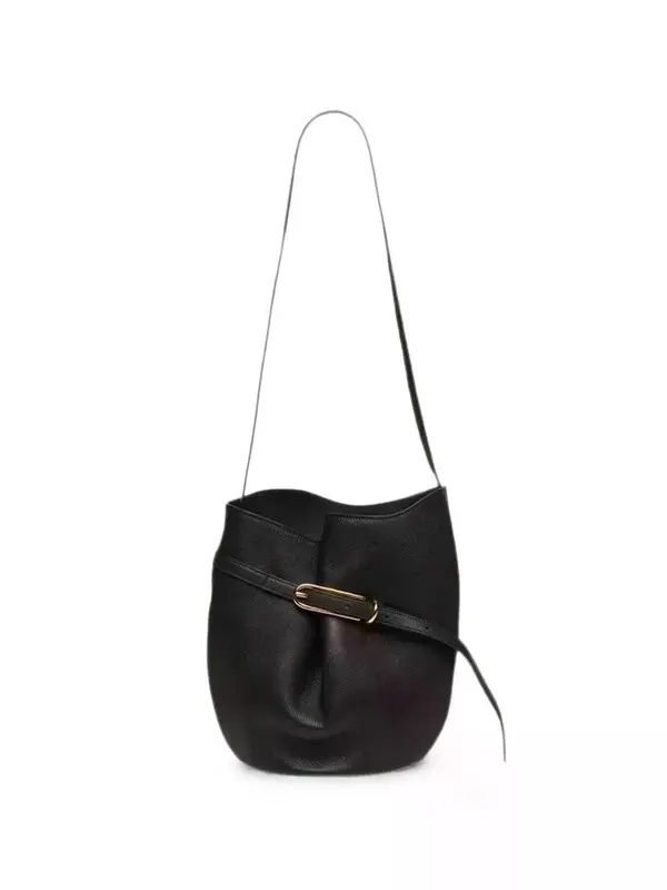 LIFFNER Medium Belted Bucket Shoulder Bag - Black