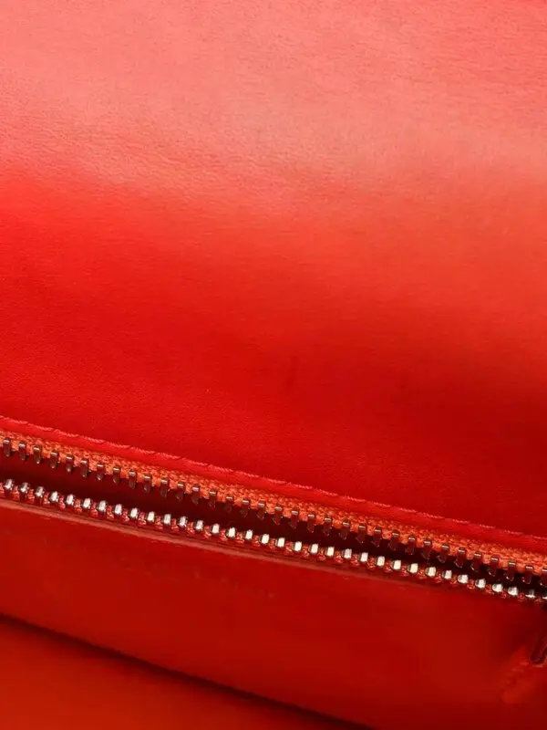Dior Leather Diorama Chain Shoulder Bag - Red