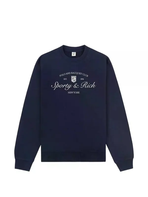 Sporty & Rich Syracuse Embroidered Sweatshirt