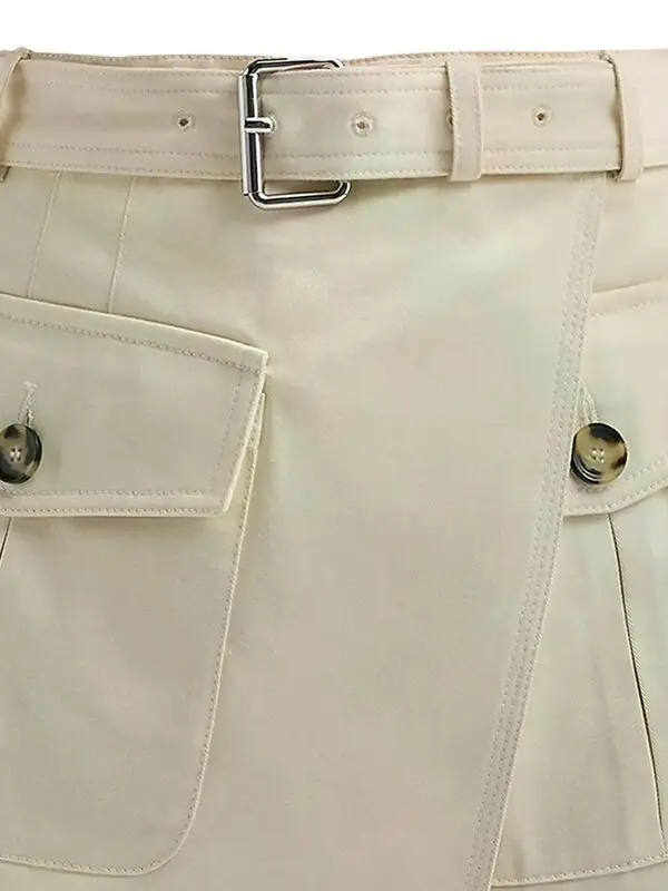 Proenza Schouler Belted Wrap Shorts