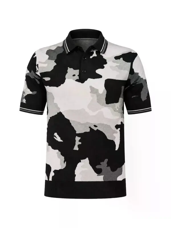Dolce & Gabbana Camouflage-print Polo Shirt
