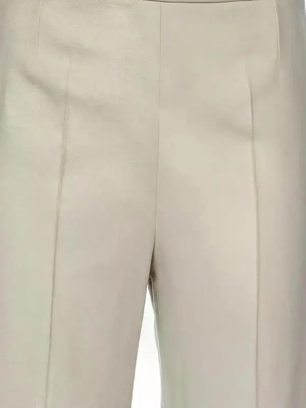 Chloé Beige Wool Side Trim Parallel Trousers