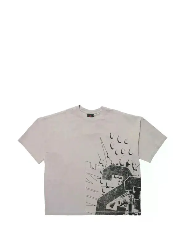Nike Jordan Graphic Print T-shirt - Grey