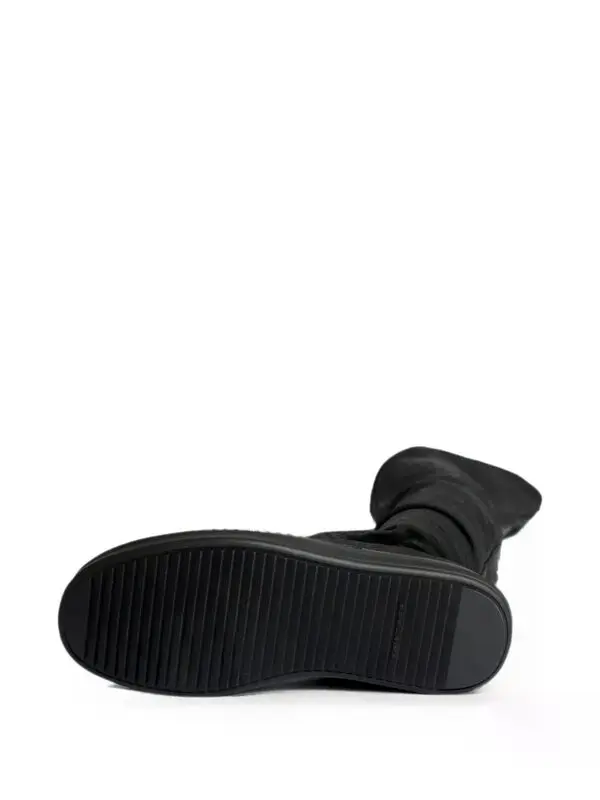 Rick Owens Waxed High Sock Boots