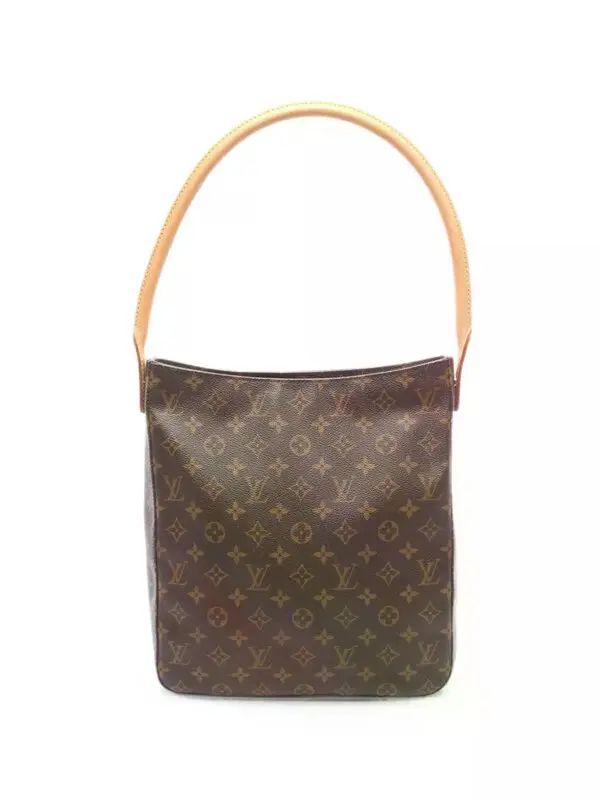 LOUIS VUITTON Monogram Canvas Looping Gm Shoulder Bag - Brown