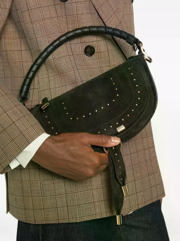 Chloé Mini Marcia Stud-embellished Cross Body Bag