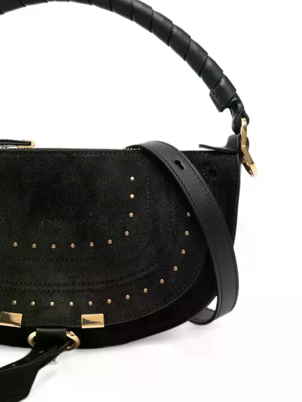 Chloé Mini Marcia Stud-embellished Cross Body Bag