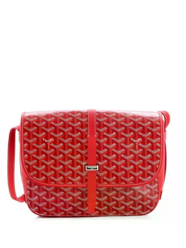 Goyard Belvedere Ii Messenger Bag - Red