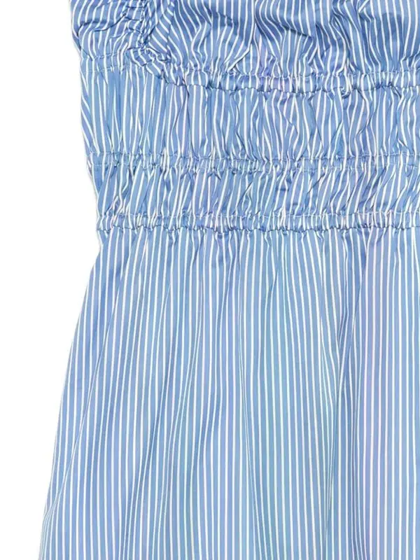 Altuzarra Striped Smocked Dress - Blue