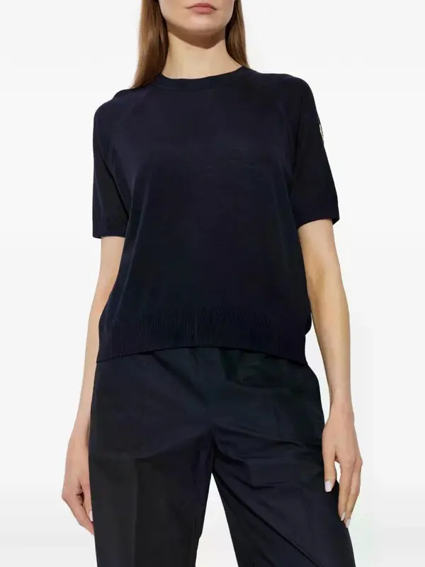 Moncler Wool Raglan Sleeve T-shirt