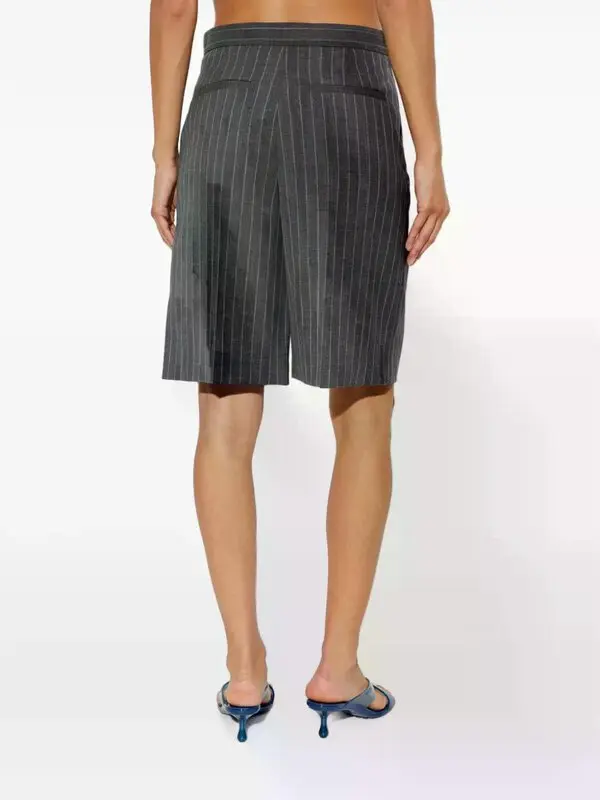 Valentino Garavani Wool Pinstripe Shorts