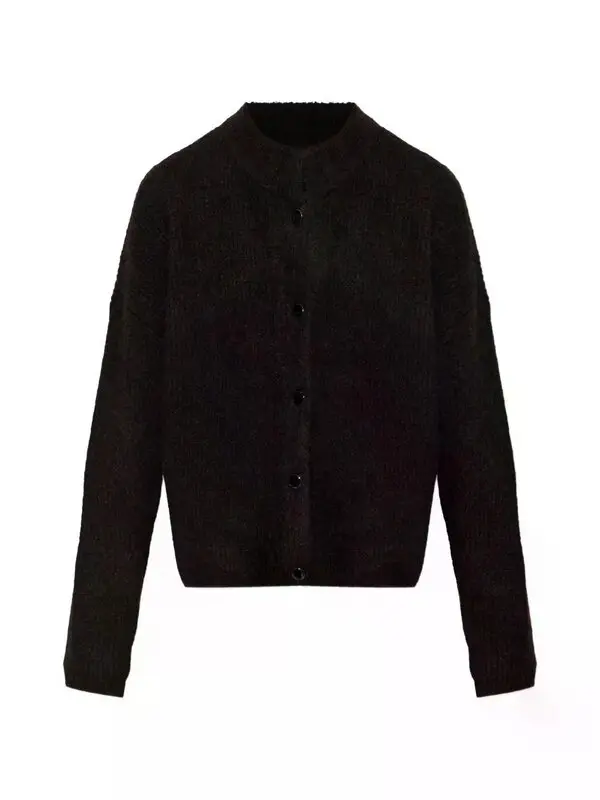 GESTUZ Button-up High Neck Cardigan