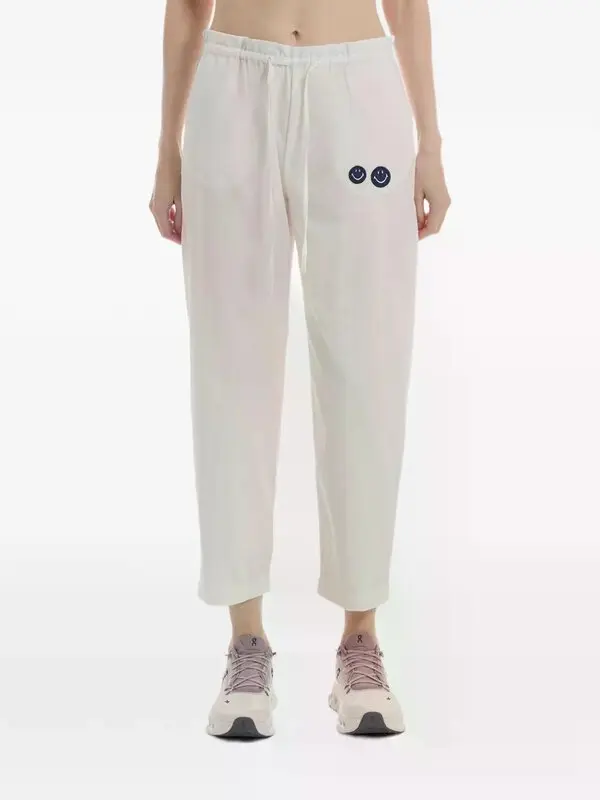 Joshua Sanders Smiley Patch Track Pants