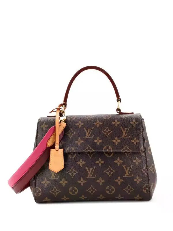 LOUIS VUITTON Monogram Canvas Cluny Bb Satchel - Brown