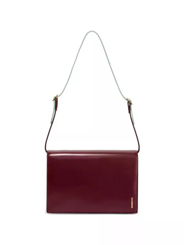 JIL SANDER File Shoulder Bag - Red