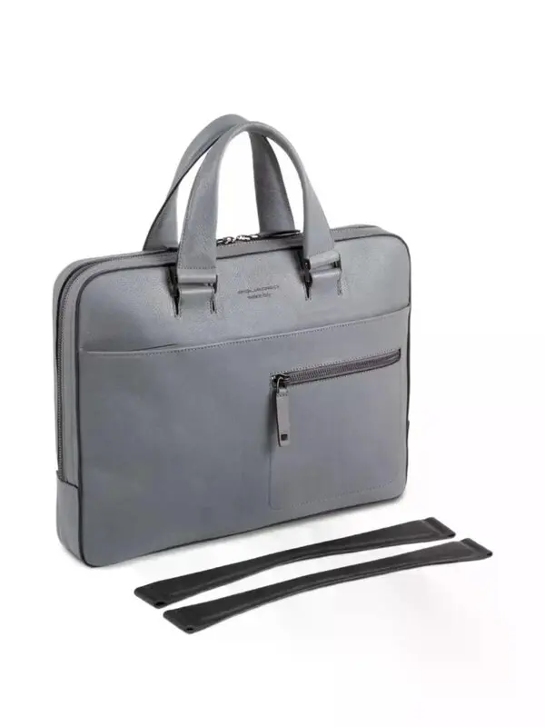 PIQUADRO David Leather Laptop Bag