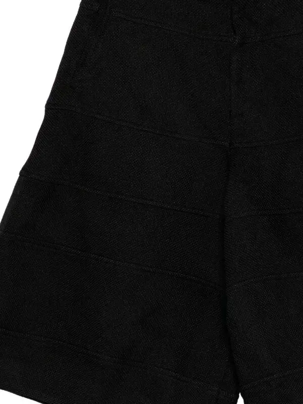 Comme Des Garçons Panelled Textured-finish Shorts