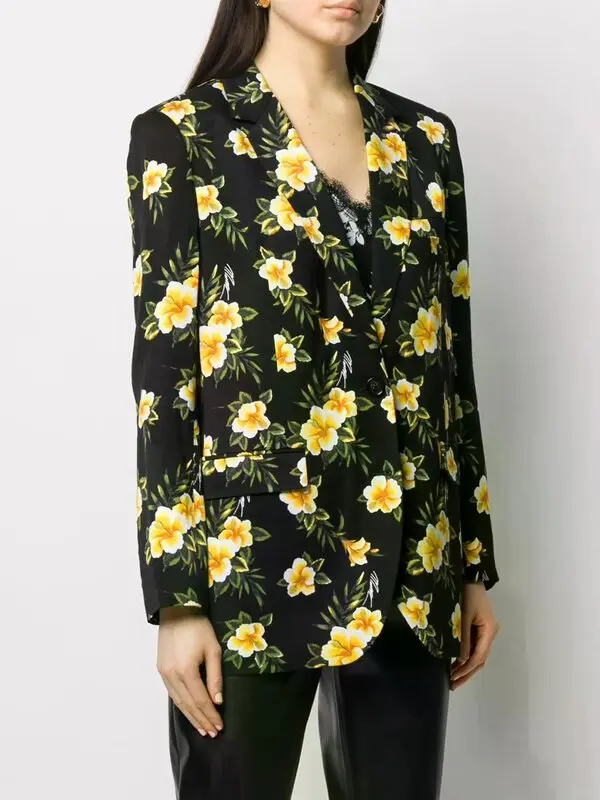 Michael Kors Floral Single-breasted Blazer