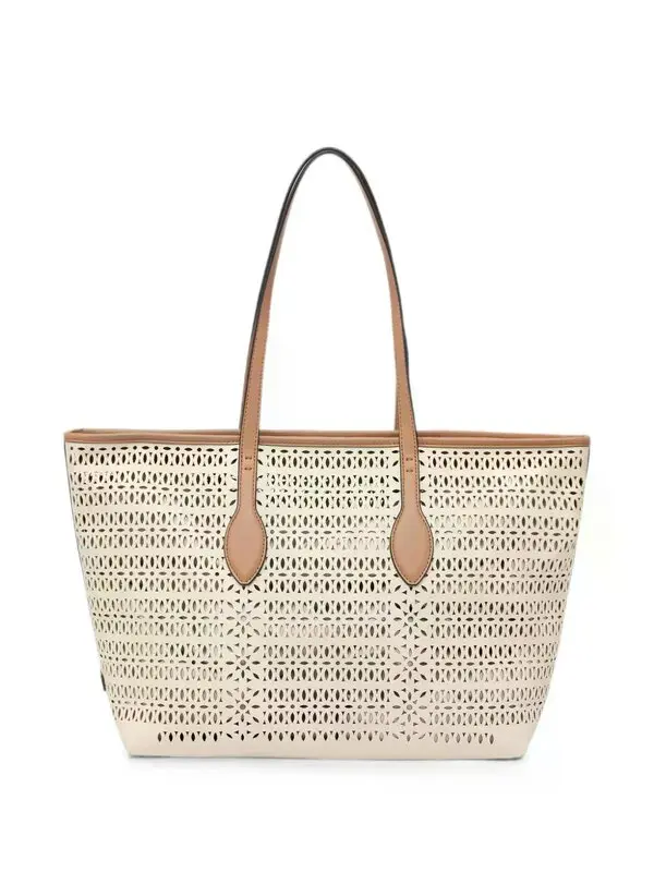 GIANNI CHIARINI Mashup Laser-cut Tote Bag - Neutrals