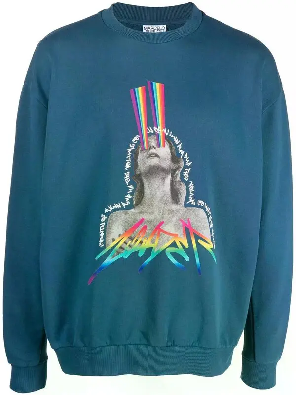 COUNTY OF MILAN Graphic Print Sweatshirt