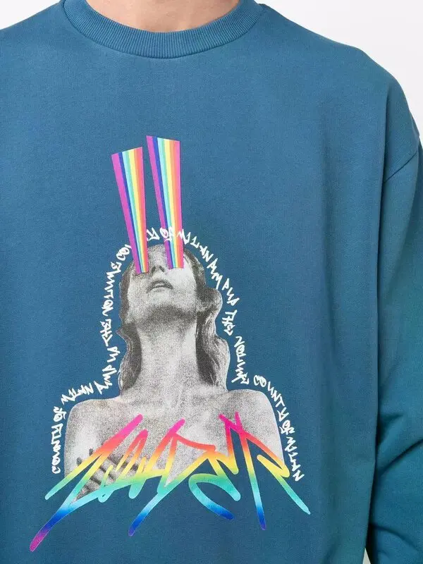 COUNTY OF MILAN Graphic Print Sweatshirt