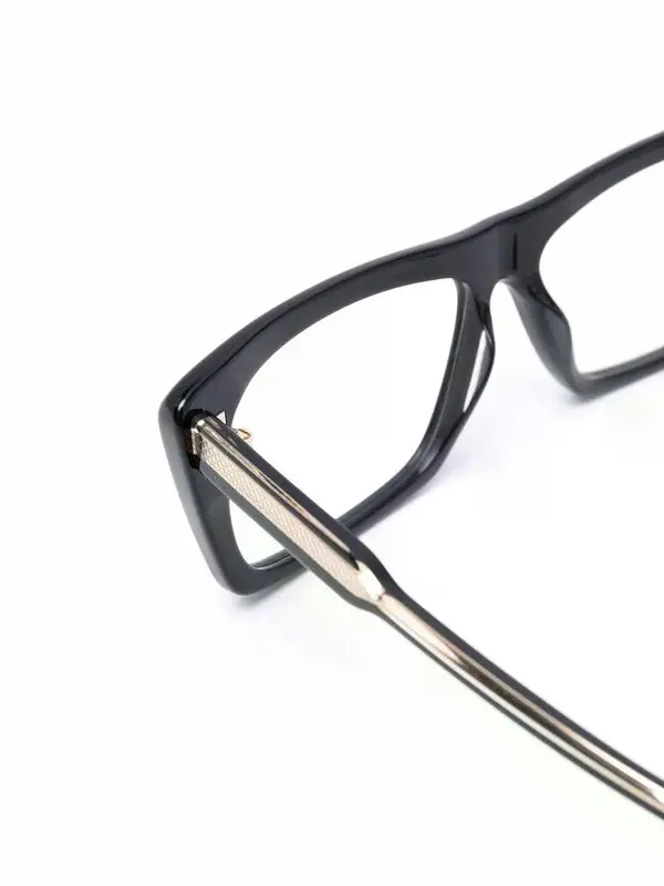 Victoria Beckham Angular Rectangular Frame Glasses