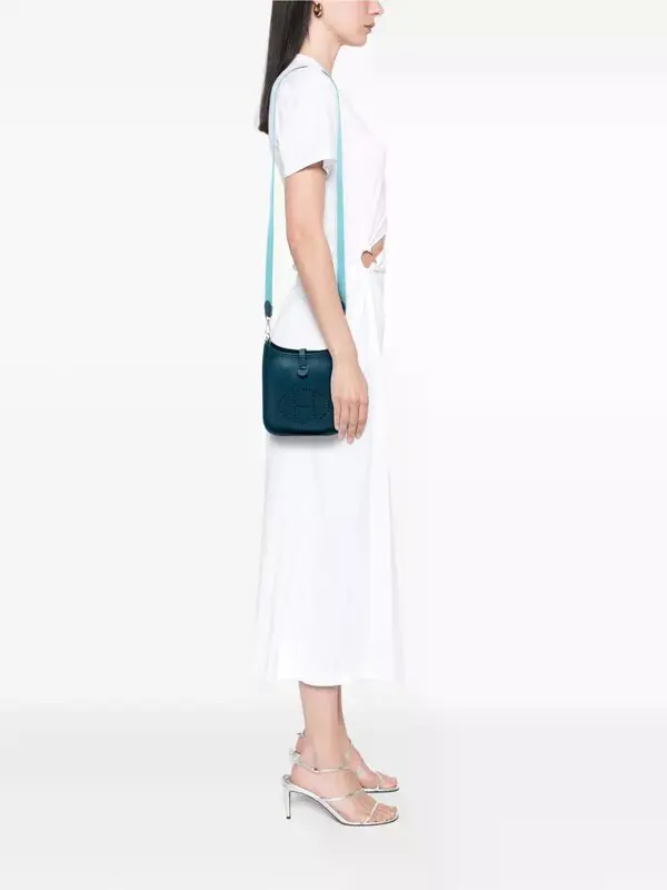 Hermès Clemence Evelyne 16 Amazone Crossbody Bag - Blue