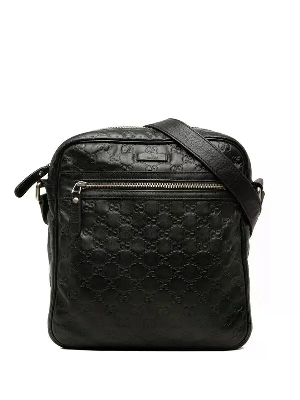 Gucci Embossed Leather Crossbody Bag