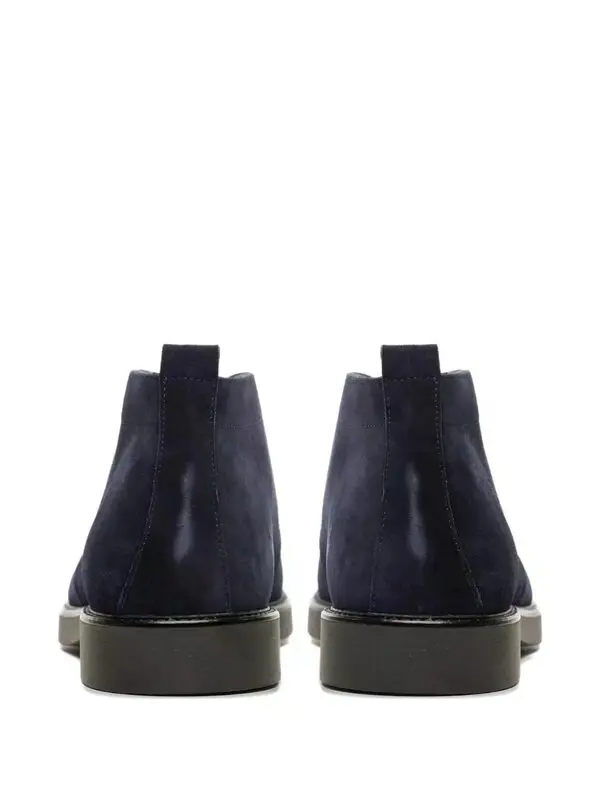 POCHE PARIS Lace-up Suede Loafers