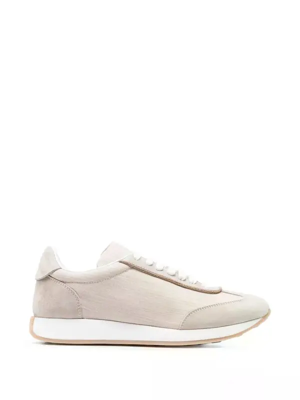 Fabiana Filippi Embellished Panel Sneakers - Neutrals