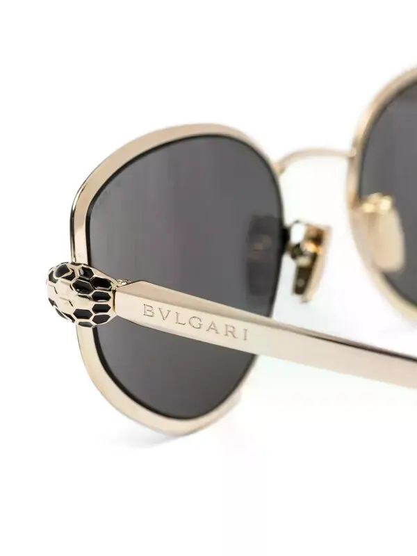 BVLGARI Serpenti Geometric Frame Sunglasses