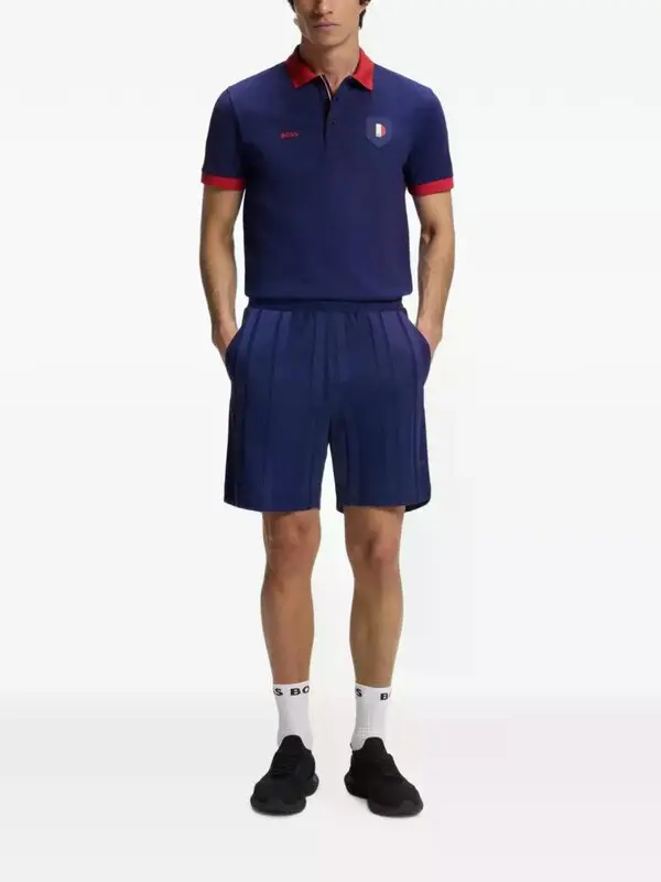 BOSS Paddy Polo Shirt With Country Flag Polo Shirt