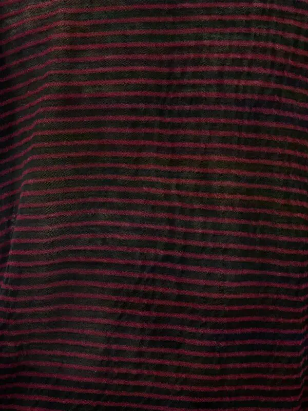 ANN DEMEULEMEESTER Striped Wool Long-sleeve Top