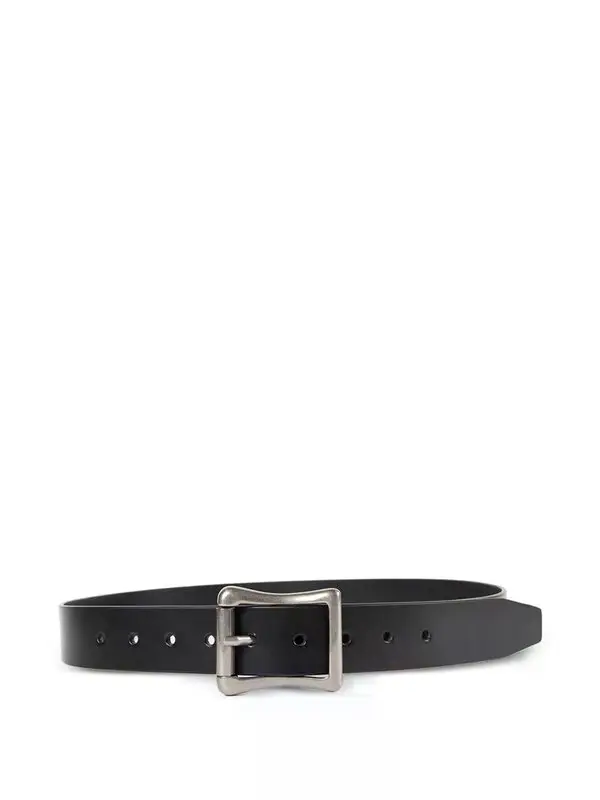 ANN DEMEULEMEESTER Leather Belt - Black