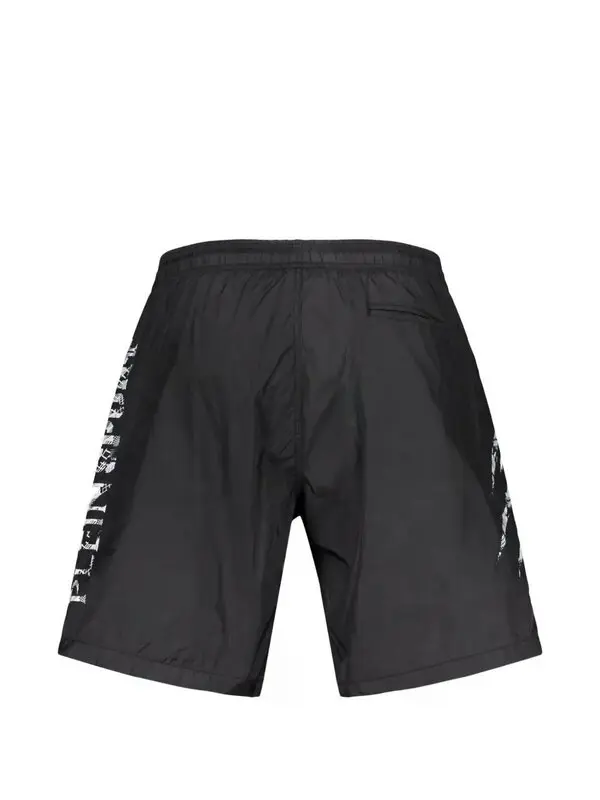 PLEIN SPORT Logo Print Drawstring Swim Shorts