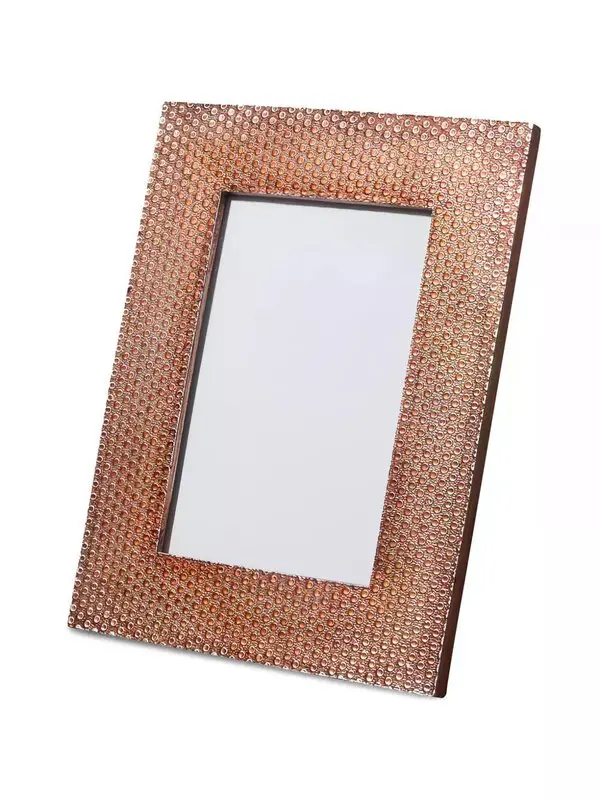 CU I SEEYOU Hammered-effect Picture Frame - Orange
