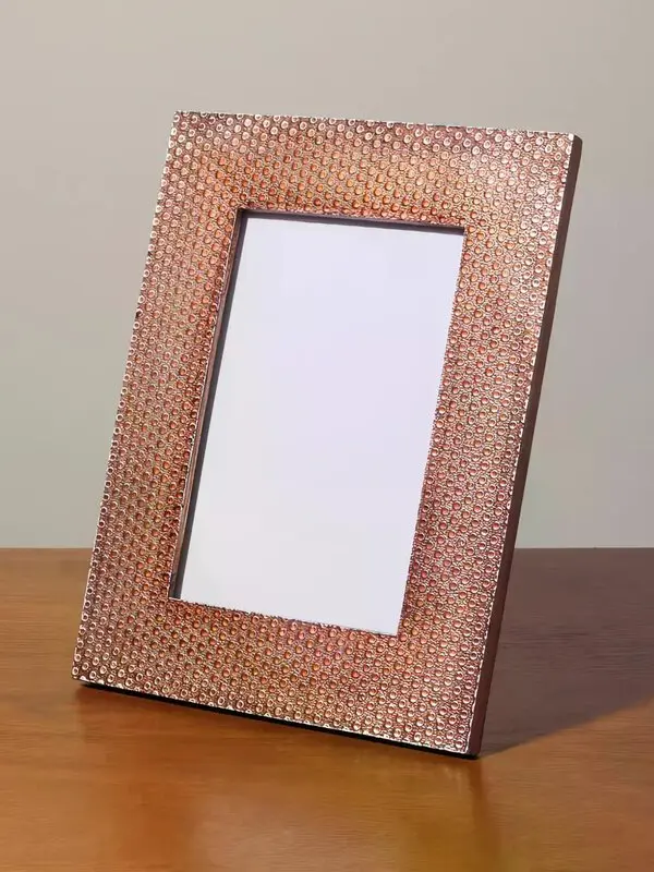 CU I SEEYOU Hammered-effect Picture Frame
