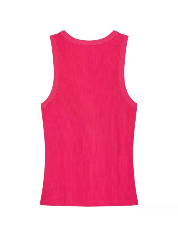 Givenchy Logo Print Ribbed Tank Top