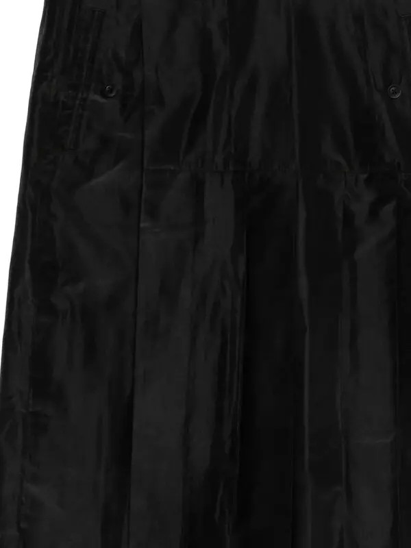 Yohji Yamamoto S/pe Pleated Skirt