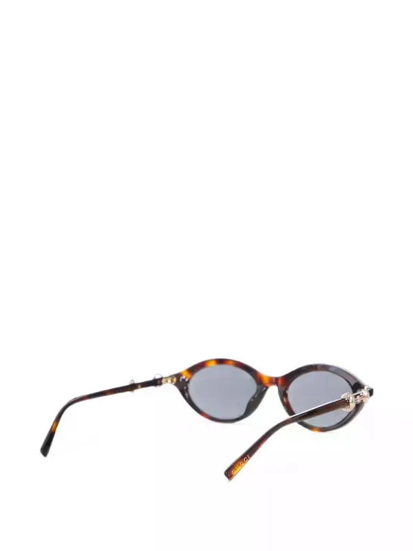 Gucci Horsebit Tortoiseshell-effect Sunglasses