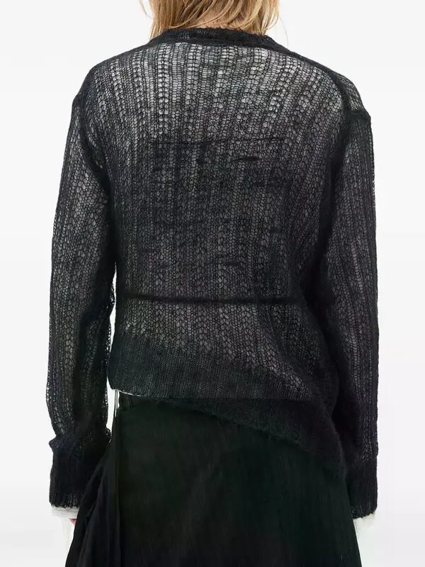 ANN DEMEULEMEESTER Levar Open-knit Sweater
