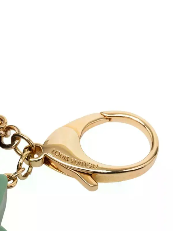 LOUIS VUITTON Resin Play Time Monogram And Flower Bag Charm Keychain