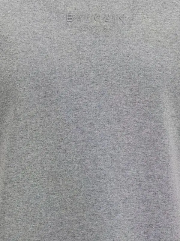 Balmain Embroidered Logo-patch T-shirt
