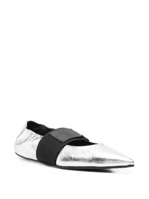 Givenchy Crush Logo-patch Ballet Flats